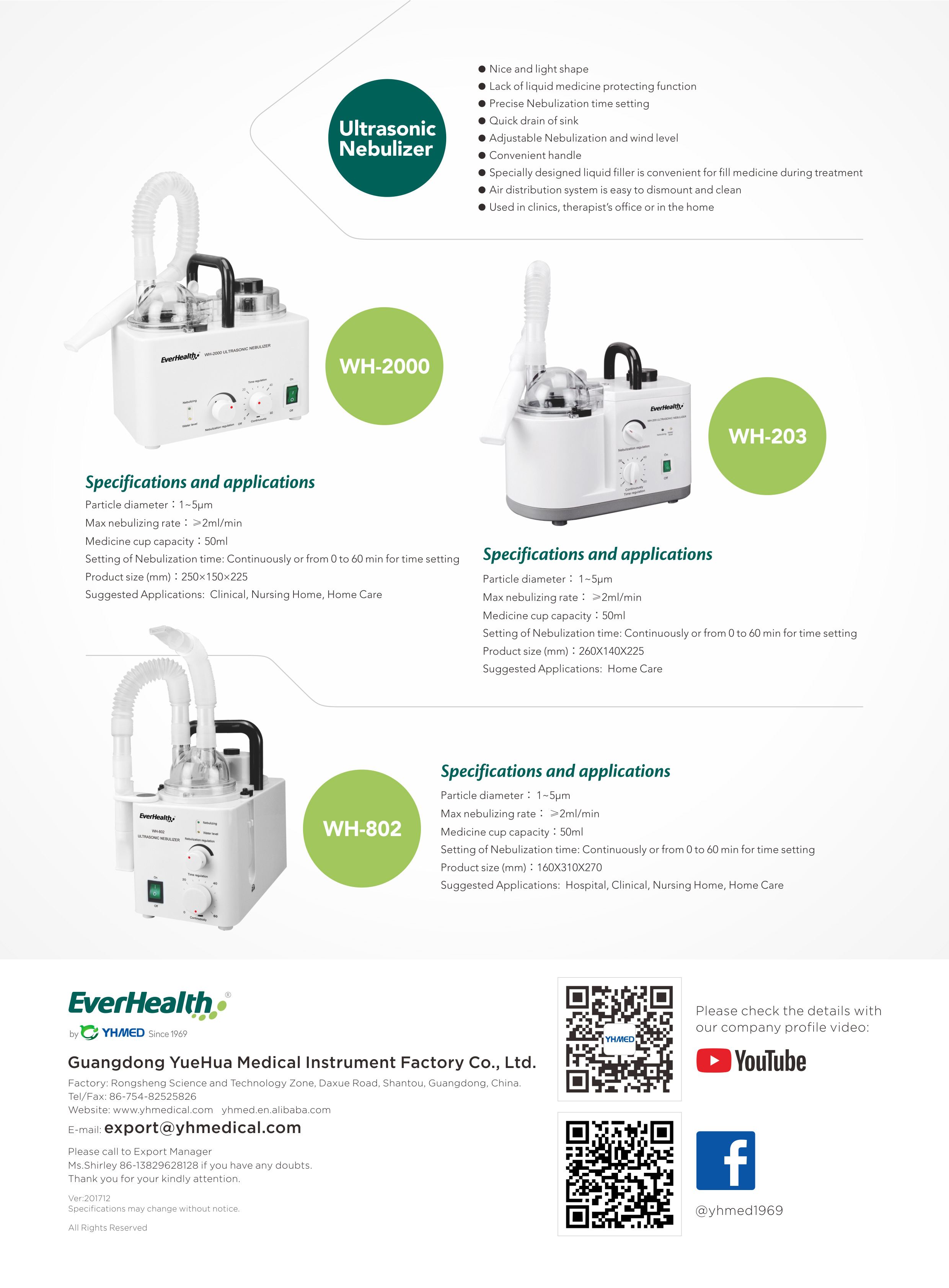 Ultrasonic Nebulizer WH-2000 - Buy Ultrasonic Nebulizer WH-2000 Product ...